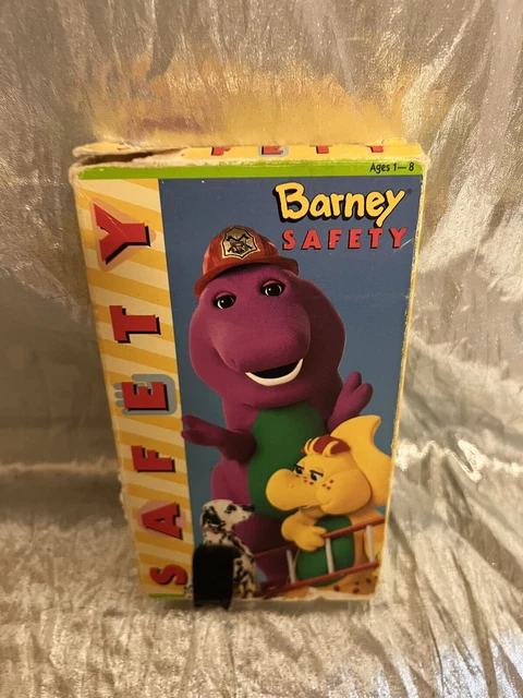 BARNEY & FRIENDS Safety VHS Video Tape Only VTG Kids Sing Along Songs ...