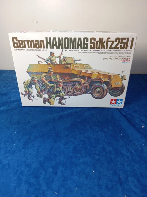 TAMIYA 1/35 SCALE Hanomag Sd.Kfz. 251/1 WW2 German model kit £18.49 ...