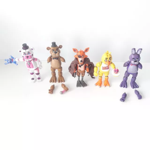 Funko Five Nights At Freddys Fnaf 5 Articulated Figures Lot Parts