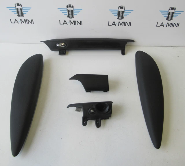 GENUINE MINI (CARBON Black) Dashboard & Armrest Trim Upgrade Kit R56 ...