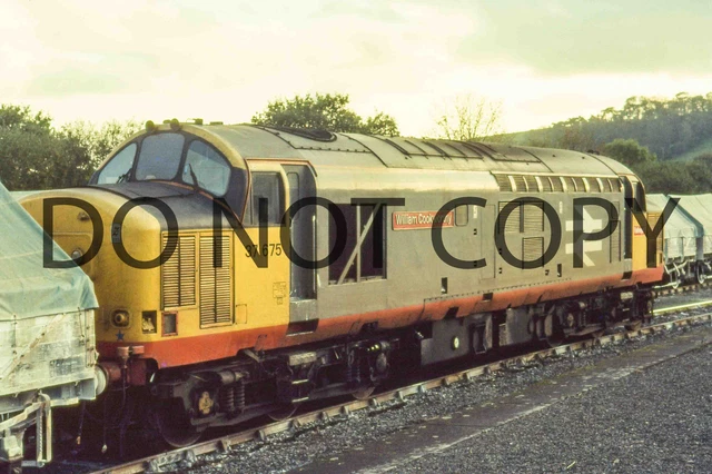 UK DIESEL TRAIN Railway Photograph Of Class 37 37675 Loco. Rm37-1614 £1 ...