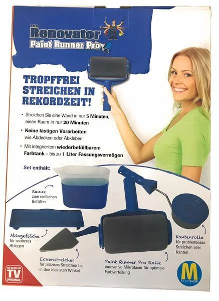 RENOVATOR PAINT RUNNER Pro Kantenroller Farbroller Lack Original von ...