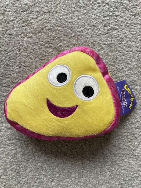 CBEEBIES TOY CHATTY Bugbies WOBBLE Pink Yellow Beanbag Plush RARE 2002 ...