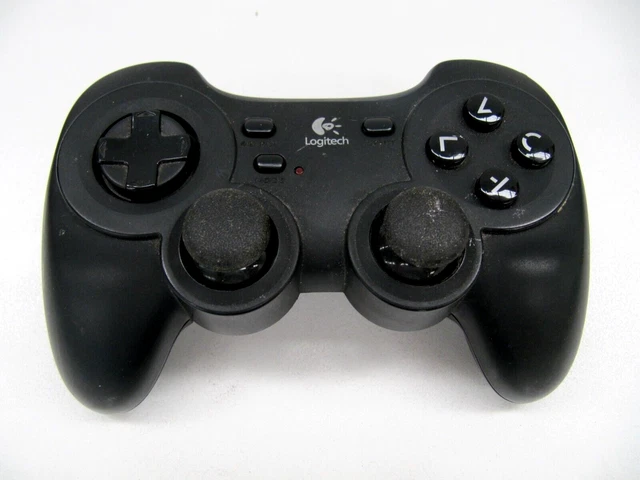 PS2 WIRELESS CONTROLLER Logitech Cordless Precision Playstation 2 Black ...