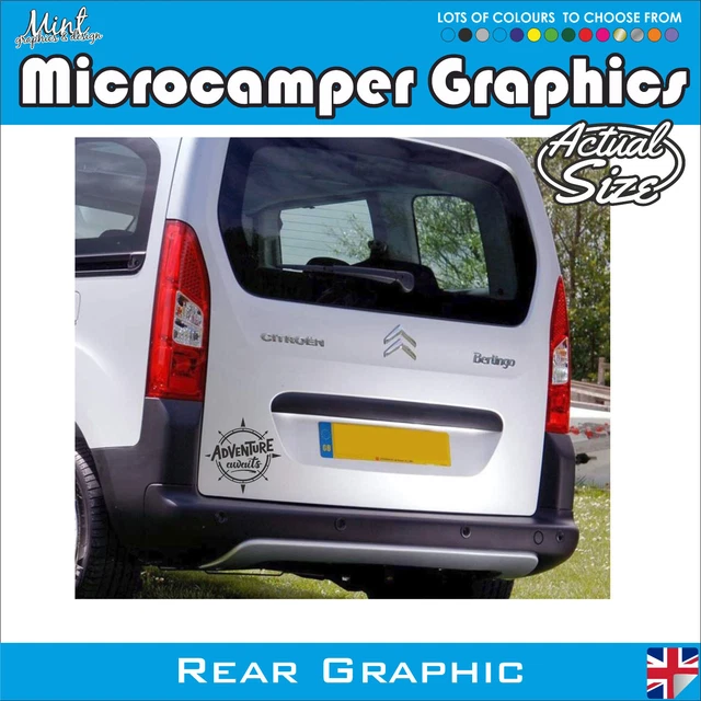 CITROEN BERLINGO MICROCAMPER Motorhome Camper Decals Stickers Vinyl ...