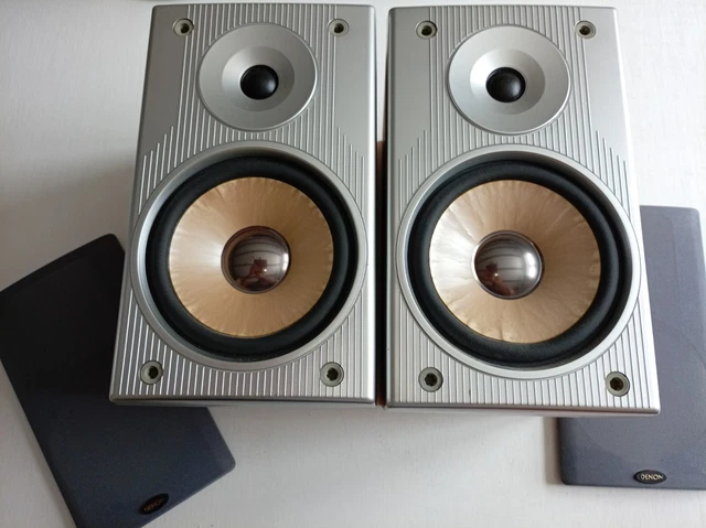 DENON USC-G1-50W-6 OHMS Quality Rear/Surround Speakers Wood Cab. Good ...