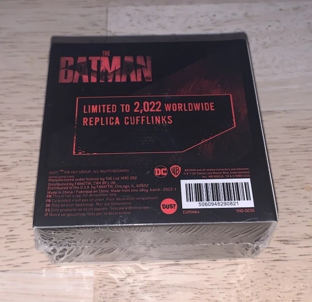 THE BATMAN BRUCE Wayne Replica Cufflinks DC Comics Dust Fanattik £9.99 ...