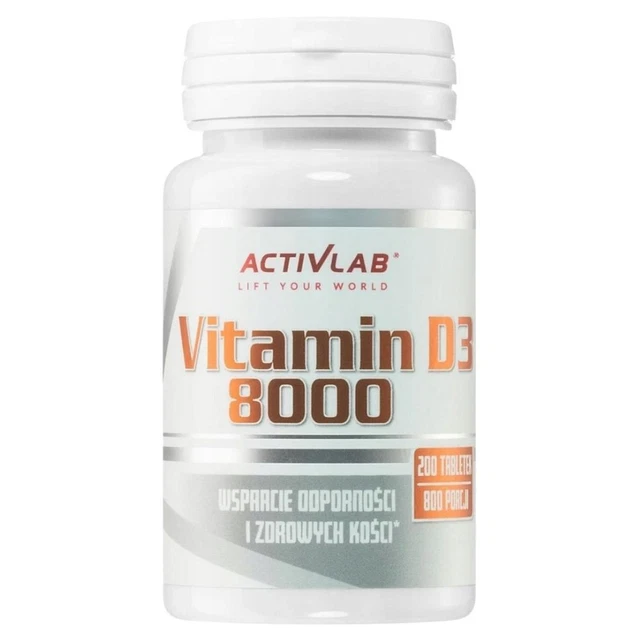 ACTIVLAB PHARMA VITAMIN D3 8000, 200 tablets £6.15 - PicClick UK