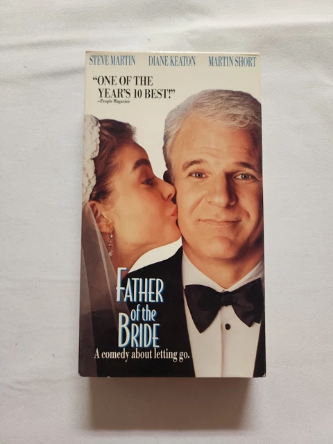 FATHER OF THE BRIDE Steve Martin VHS Tape, COMPLETE/TESTED SEE PHOTOS ...