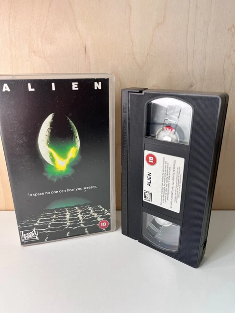 ALIEN - VHS Cassette- Sigourney Weaver - Dir Ridley Scott RARE 1992 ...