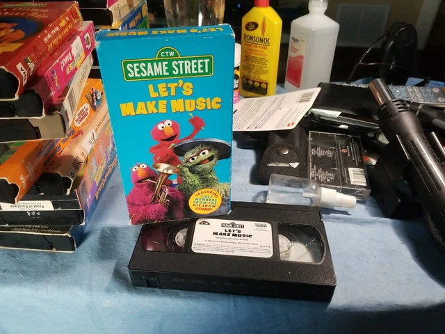 SESAME STREET - Lets Make Music (VHS, 2000) $13.85 - PicClick CA