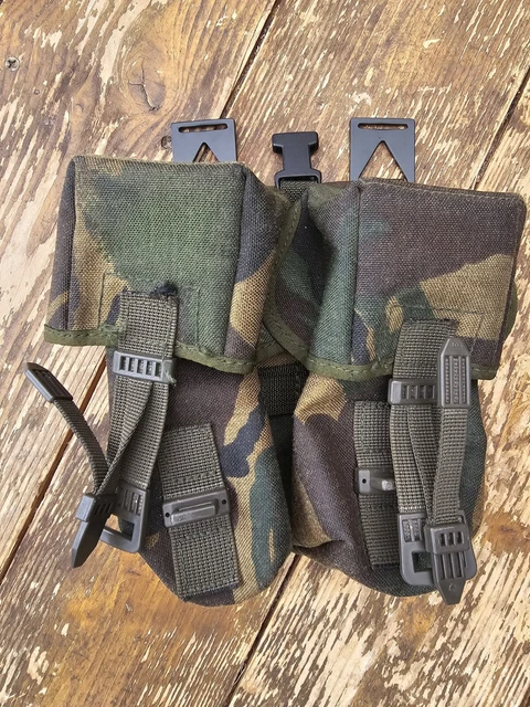 BRITISH ARMY PLCE Universal Ammunition / Double Magazine Pouch DPM ...