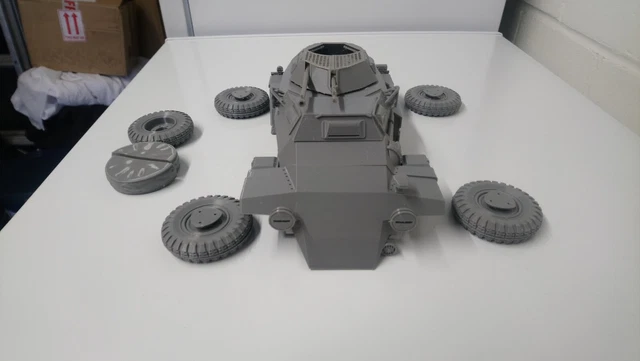 1-16 SCALE 3D Printed Ww2 German Sdkfz 221 Late With Mg 34 And Anti ...