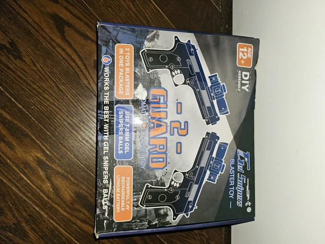 2 GEL BALL Blaster Semi Auto Splatter Pistol Gun Electric Toys Boys ...