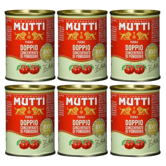 MUTTI THE ZWEIFACHKONZENTRIERTE Tomatenkonzentrat 140g 6er Pack $19.04 ...