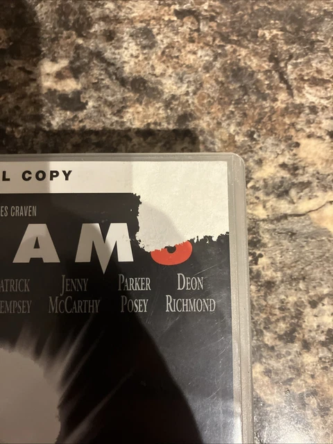 SCREAM 3 HORROR Film Ex Rental Movie VHS Video Big Case £10.80 ...