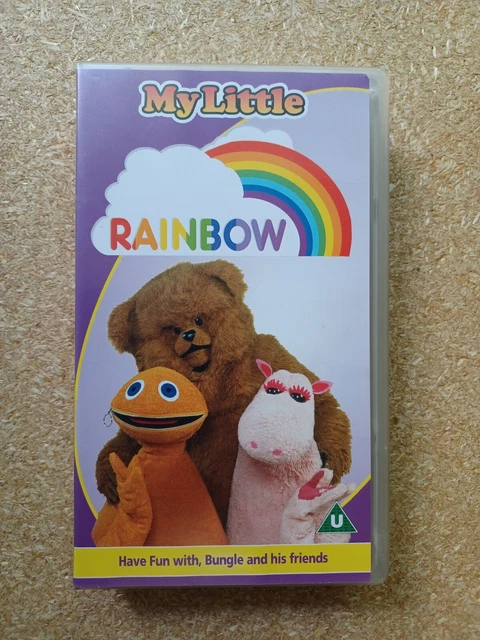 MY LITTLE RAINBOW VINTAGE VHS VIDEO - Bungle, Zippy, George "The Wall ...