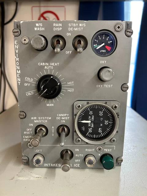TORNADO AIRCRAFT ENVIRONMENT Control Panel (O) £200.00 - PicClick UK