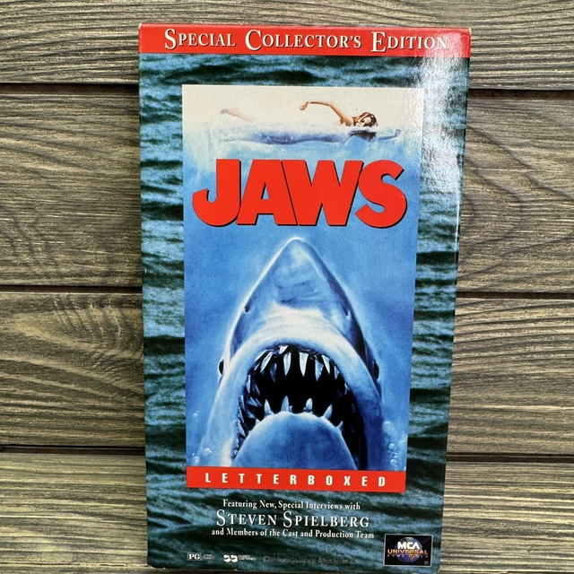 JAWS VHS TAPE Special Collector's Edition Letterboxed Horror 1995 £9.36 ...
