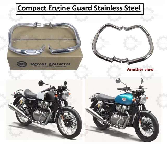 ROYAL ENFIELD &INTERCEPTOR 650 & GT 650cc" "Compact Engine Guard ...