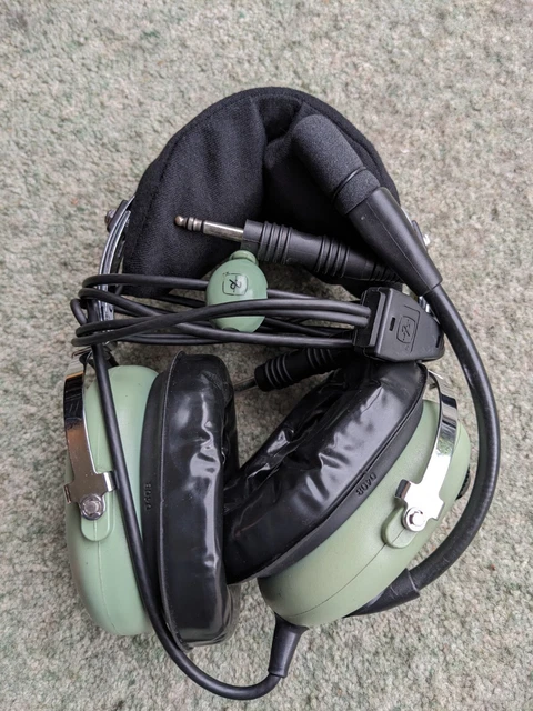 DAVID CLARK H10-13.4 Aviation pilot headset twin plugs for GA £199.99 ...