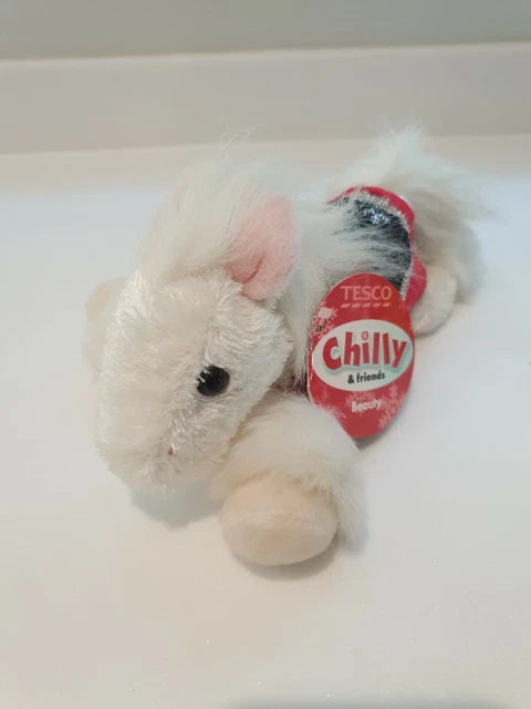 TESCO CHILLY AND FRIENDS SOFT TOY PONY PLUSH BEAUTY NEW WITH TAGS 25cm ...