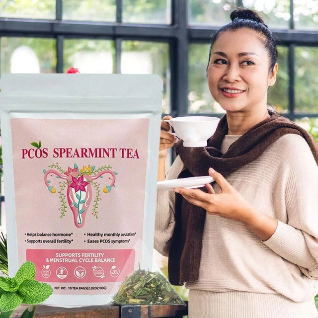 PCOS SPEARMINT TEA Female Hormone Supplements Hormone Balance 10 Tea ...