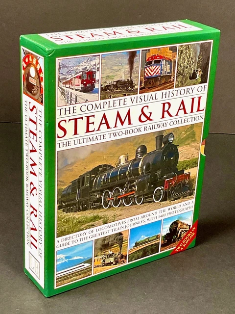THE COMPLETE VISUAL History of STEAM & RAIL - 2 Books in Slipcase ...