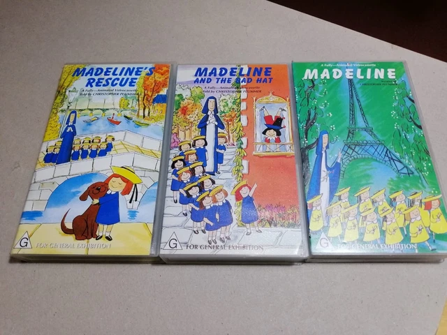 MADELINE: MADELINE AND the Bad Hat: Madeline's Rescue - Three VHS Movie ...