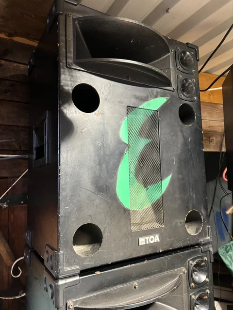 VINTAGE SPEAKER TOA pair fully working £120.00 - PicClick UK
