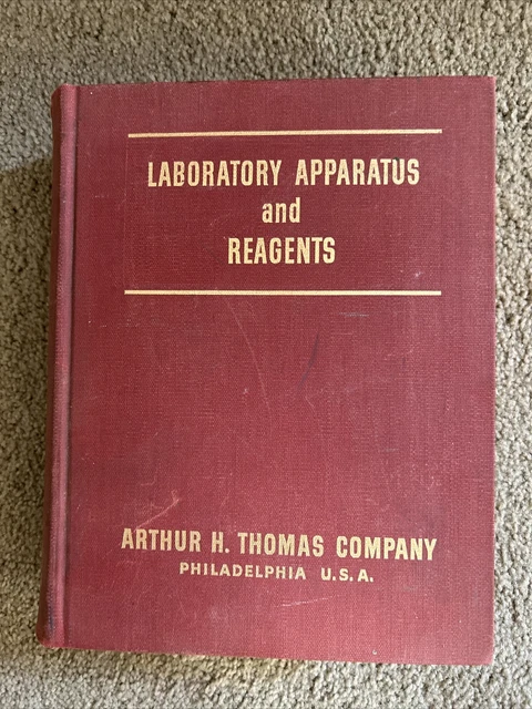 1950 ARTHUR H Thomas Company Laboratory Apparatus And Reagents Catalog ...