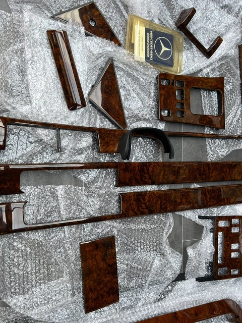 MERCEDES W126 SEC Amg WideBody Complete Wood Set, 13 Pieces EUR 3.999 ...