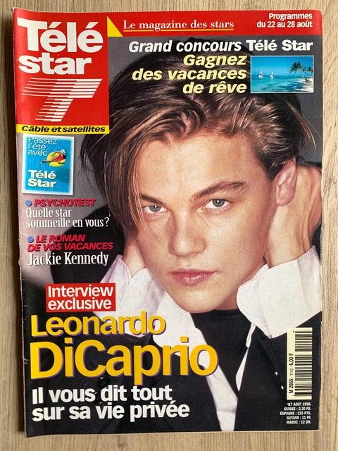 TELE STAR DU 17/08/1998; Interview Leonardo DiCaprio/ Alyssa Milano ...