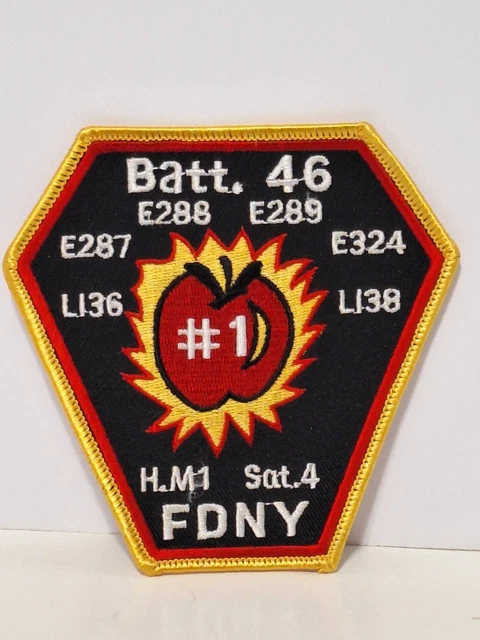 NEW YORK FIRE Department (FDNY) Battalion 46 Patch $5.22 - PicClick CA