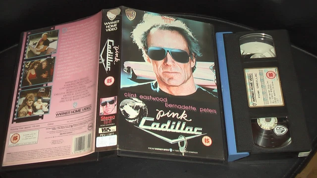 PINK CADILLAC VHS Video Big Box Ex Rental Cert Warner Clint Eastwood ...