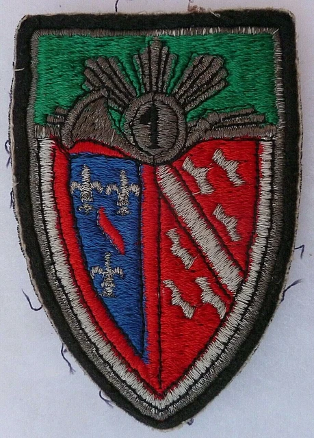 INSIGNE 1° RC Régiment de Chasseurs Cavalerie tissu patch ORIGINAL écusson 1980 EUR 16,99 ...
