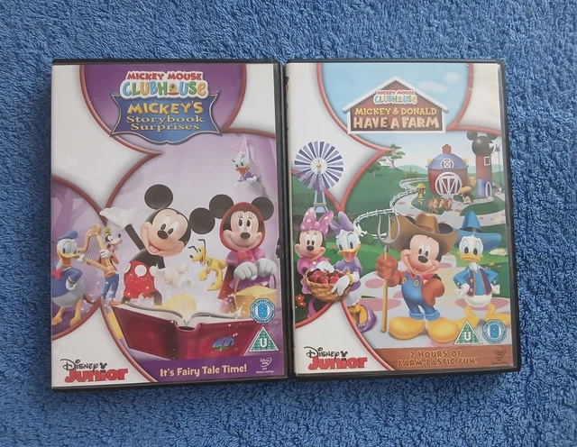 MICKEY MOUSE CLUBHOUSE DVD'S, Storybook Surprises and Have a Farm (R) £ ...