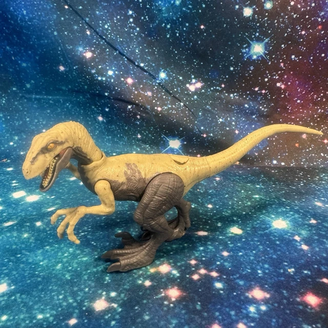 MATTEL JURASSIC WORLD Camp Cretaceous Dino Escape Velociraptor Raptor ...