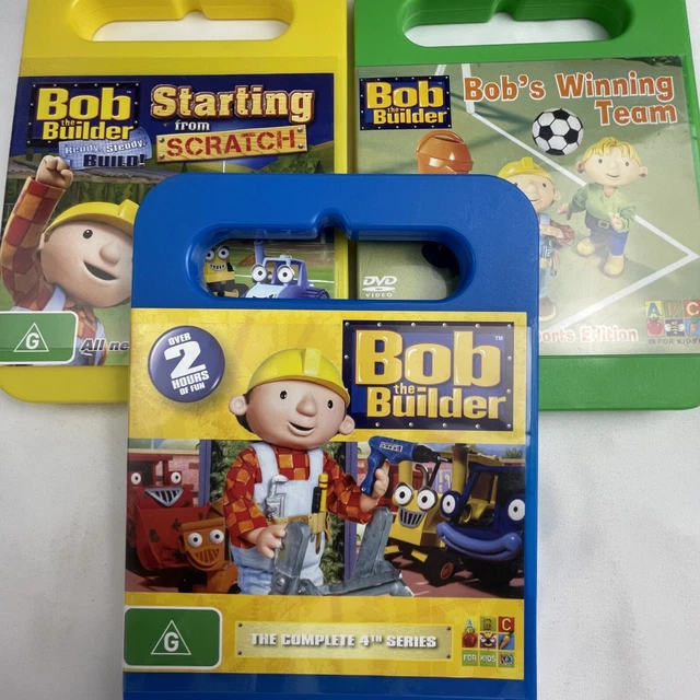 BOB THE BUILDER DVD x 3/ Starting from Scratch / Bob’s Winning Team ...