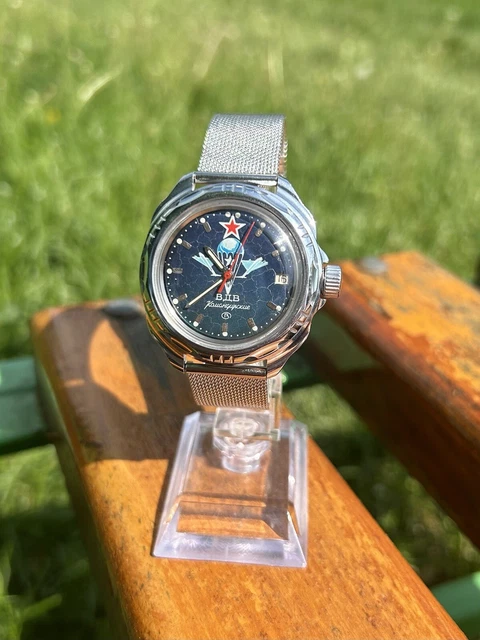 VINTAGE VOSTOK WATCH Komandirskie Air Force Soviet Made In USSR ...