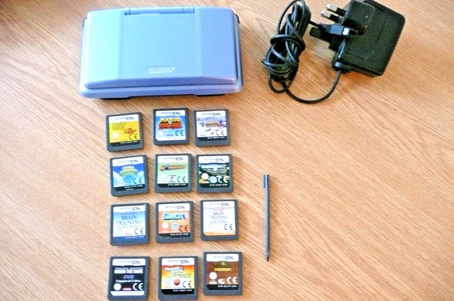 NINTENDO DS ORIGINAL Console Model NTR001 Blue With 5 Games £40.00 ...
