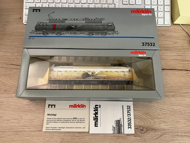 MÄRKLIN H0 37532 E-Lok BR120 De La DB Digital en Emballage D'Origine ...