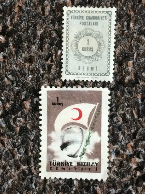 UNFRANKED TURKEY STAMP Türkiye Kurus Postalari Europe Old Vintage Paper ...