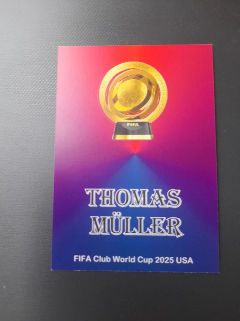 AUTOGRAMMKARTE THOMAS MÜLLER Bayern München Klub WM 2025 Original Signiert EUR 20,00 - PicClick DE