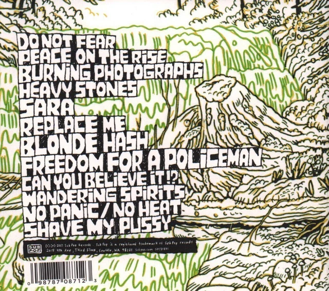 CHAD VANGAALEN DIAPER Island CD USA Sub Pop 2011 gatefold card sleeve ...