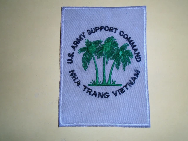 VIETNAM WAR PATCH US Army SUPPORT COMMAND At NHA TRANG, VietNam £11.80 ...