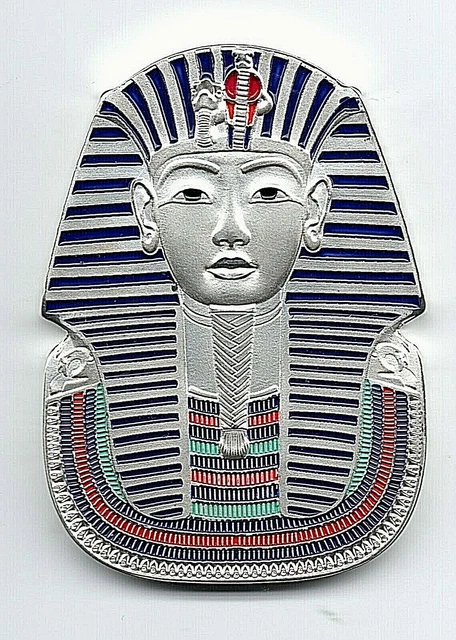 EGYPT PHARAOH SILVER Coin Arabic Ancient Cairo Mummy Old Pyramids ...