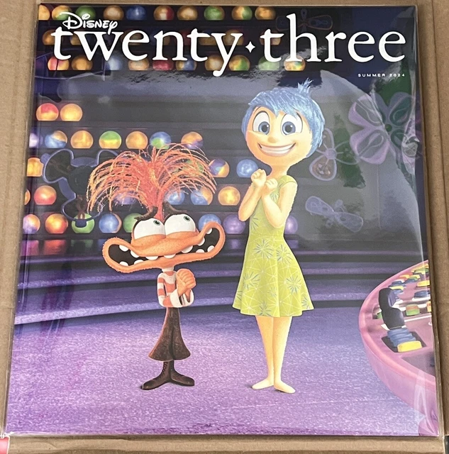 DISNEY D23 TWENTY-THREE Magazine Summer 2024 Pixar Inside Out 2 New £13 ...