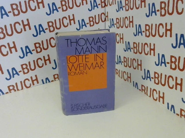 LOTTE IN WEIMAR Mann, Thomas: EUR 5,86 - PicClick FR