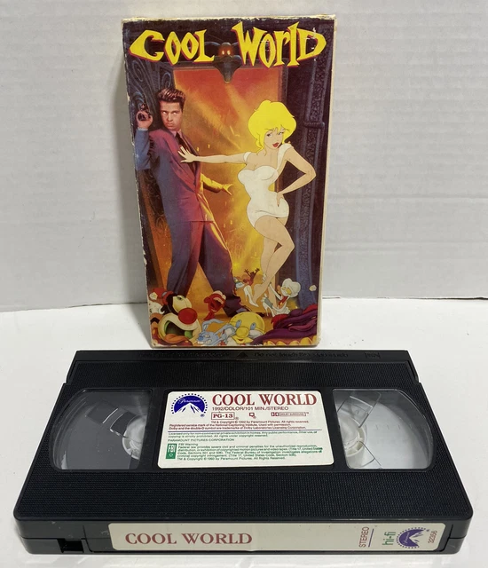 COOL WORLD (VHS, 1992) Brad Pitt, Kim Bassinger film d'animation EUR 19 ...